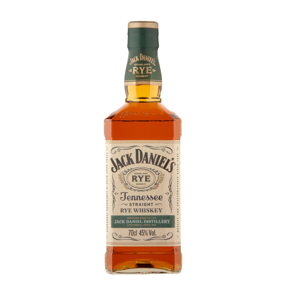 Jack Daniel's Tennessee Rye Whiskey 70cl - Drinks On Tap